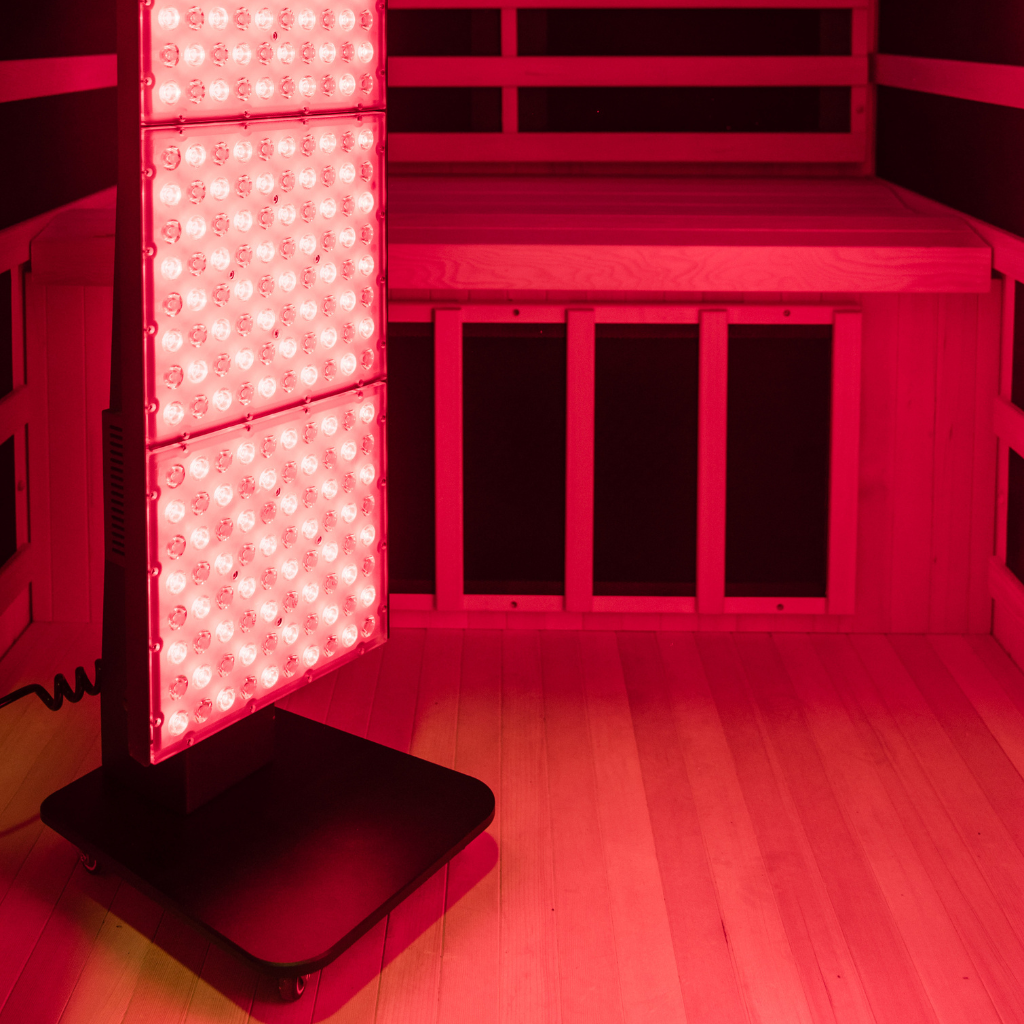 Radiance Sauna Freestanding Red Light Therapy Light | Kiva Wellness